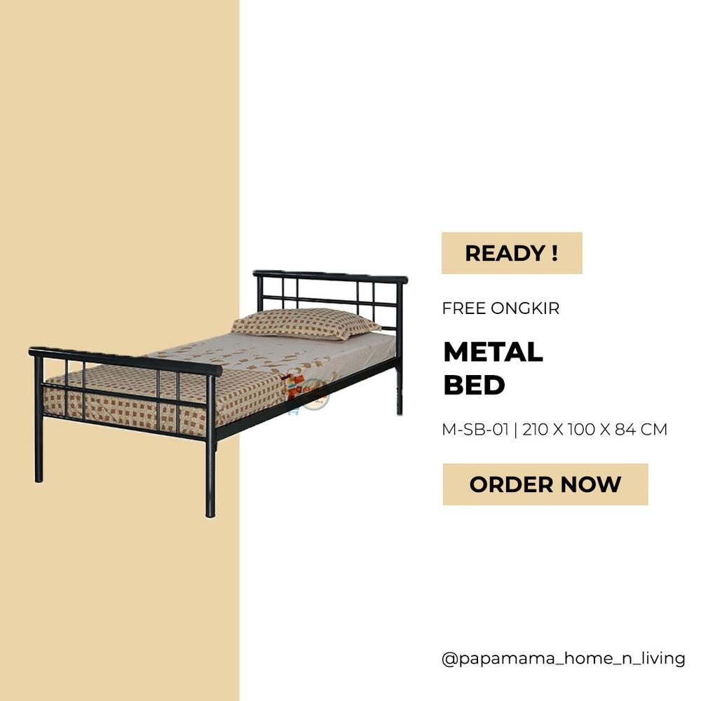 Jual Ranjang Besi - Rangka Tilam 90x200 - Metal Bed MSB01 - Tempat ...