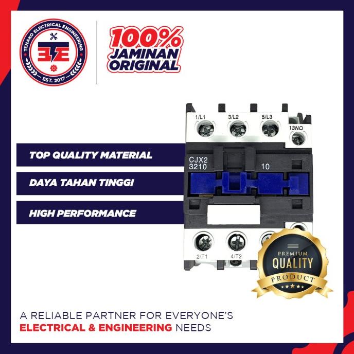 Jual Contactor CJX2-3210 Kontaktor 32A Kapasitas 32 Amper | Shopee Indonesia