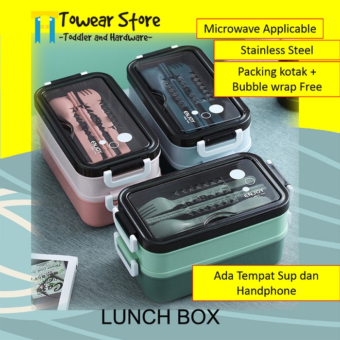 Jual Lunch box, tempat makan, tempat bekal makan, tempat bekal, kotak ...