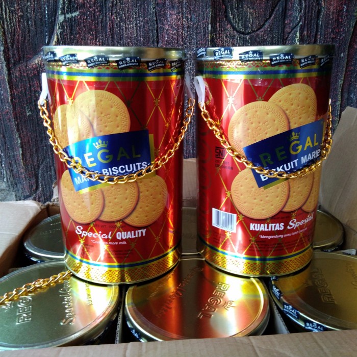 Jual biskuit kaleng regal 1000gr 1 kg regal marie | Shopee Indonesia