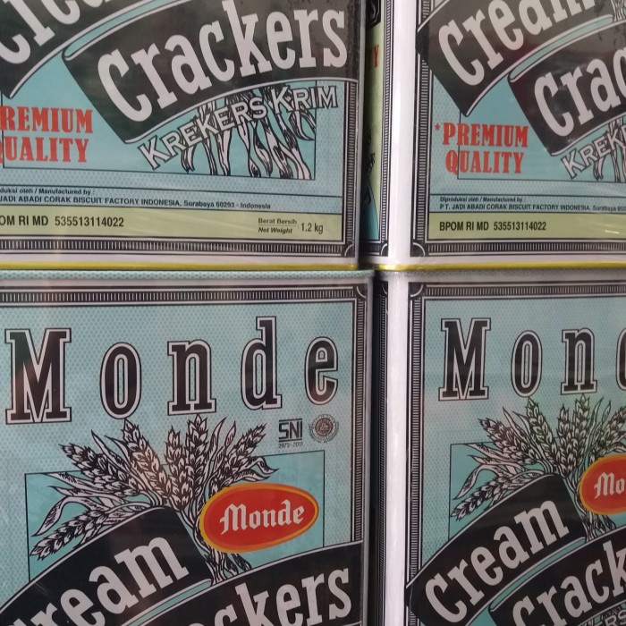 Jual Monde cream crackers 1.2KG | Shopee Indonesia