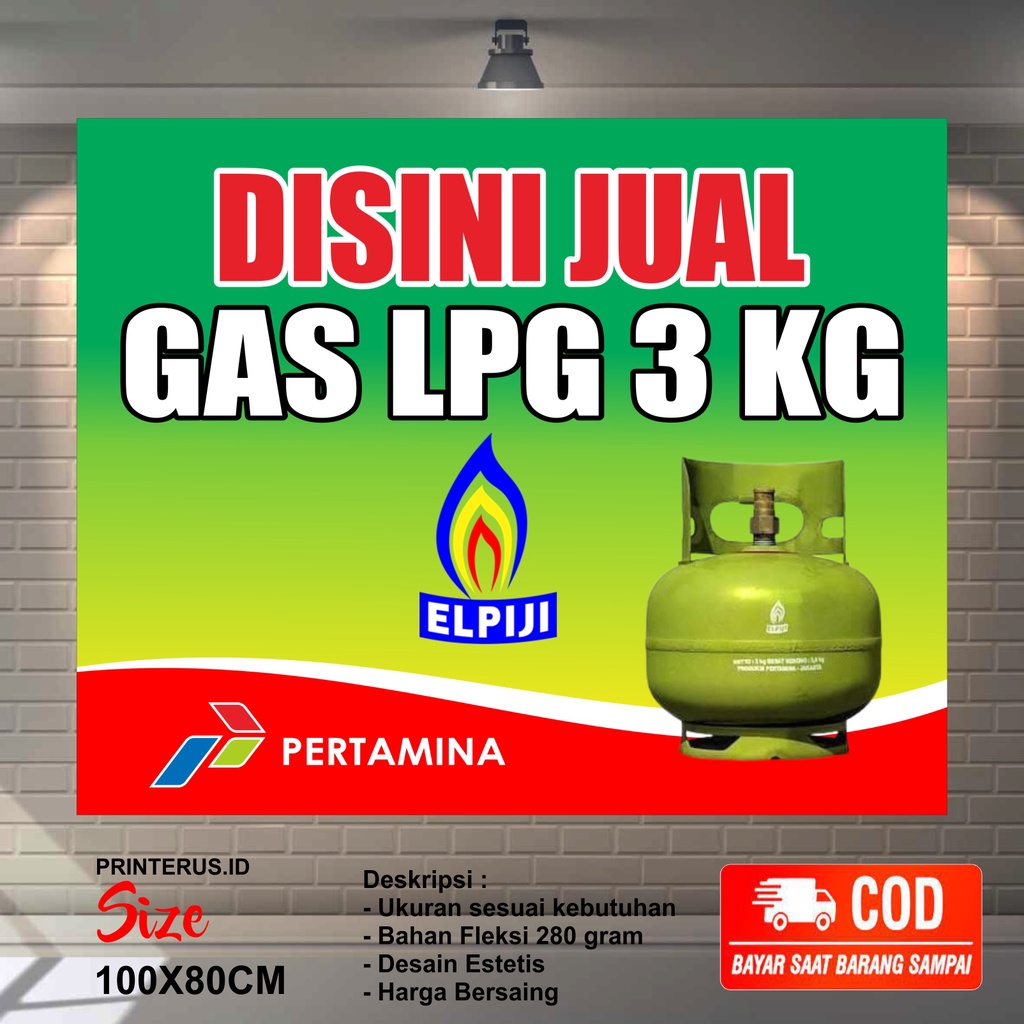 Jual Spanduk / Banner / MMT / Invitation / Backdrop PLANG SEDIA GAS LPG ...