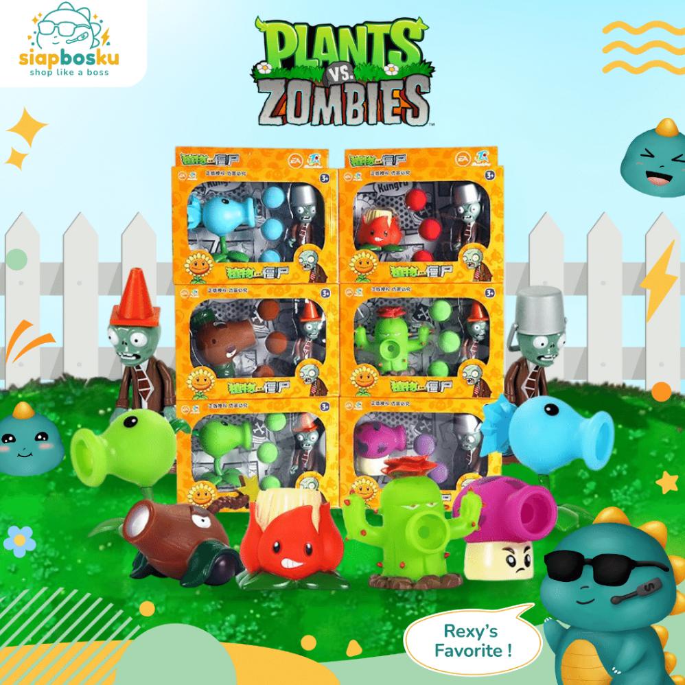 Jual Sale 7.7 ACTION FIGURE SET MAINAN PLANT VS ZOMBIE UKURAN BESAR ...