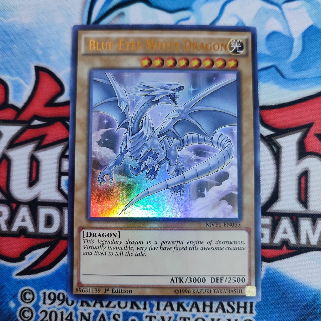 Jual yugioh blue eyes white dragon MVP1 ultra rare 1st original ...