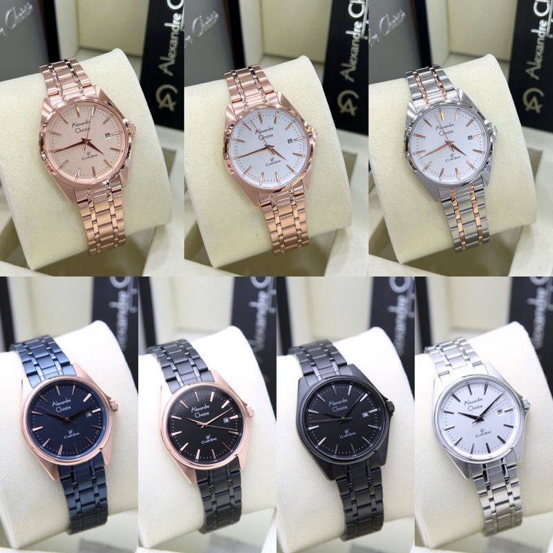 Jual AC8348 JAM TANGAN WANITA ALEXANDRE CHRISTIE AC 8348 CLASSIC STEEL ...
