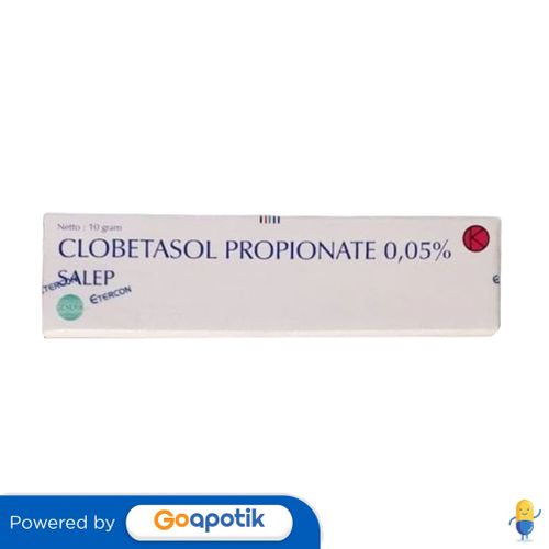 Jual CLOBETASOL PROPIONATE ETERCON 0.05% SALEP 10 GRAM TUBE | Shopee ...