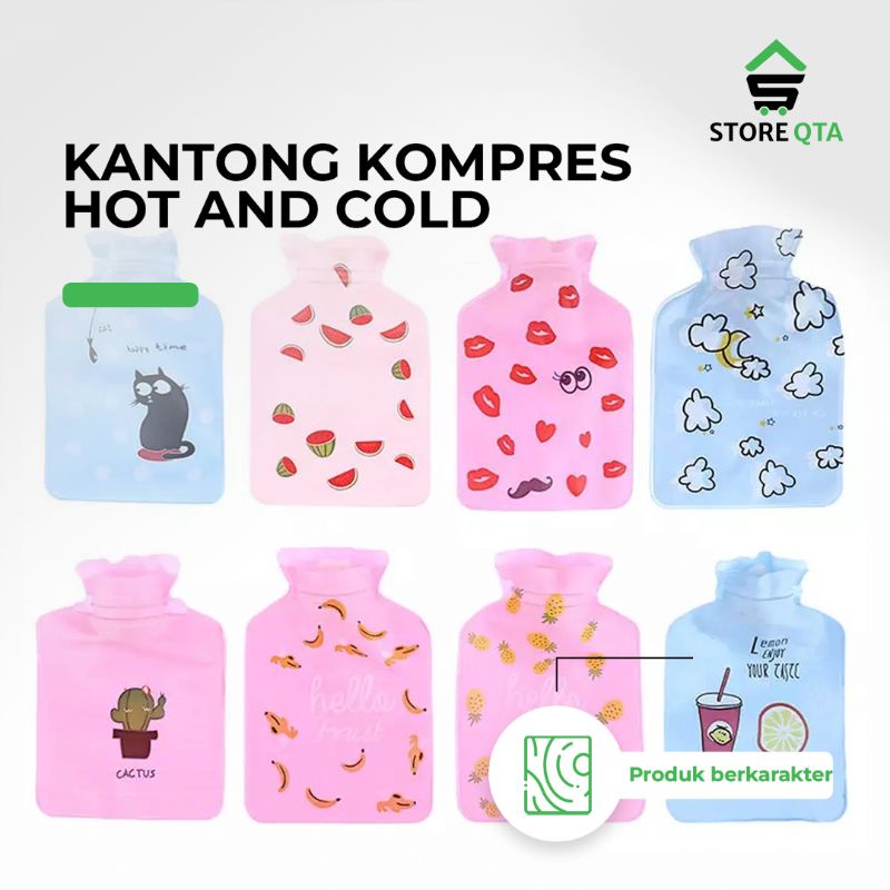 Jual kantong kompres penghangat badan panas dingin karakter pereda ...