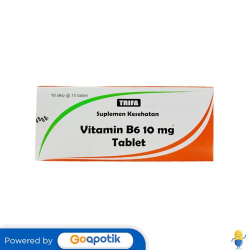Jual VITAMIN B6 TRIFA 10 MG BOX 100 TABLET | Shopee Indonesia