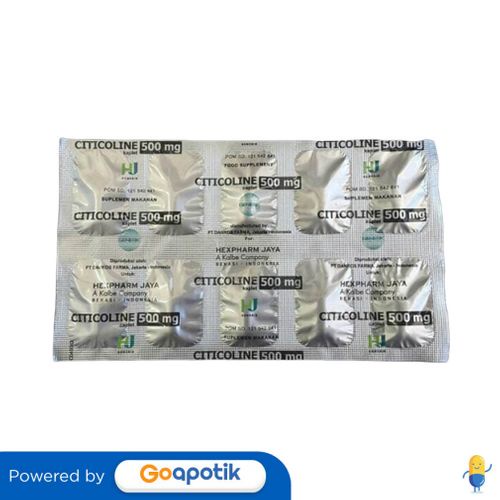 Jual Citicoline Hexpharm Strip 10 Kaplet | Shopee Indonesia