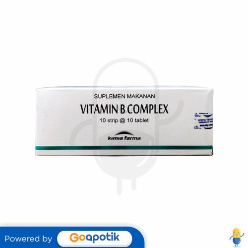 Jual VITAMIN B COMPLEX KIMIA FARMA BOX 100 TABLET | Shopee Indonesia