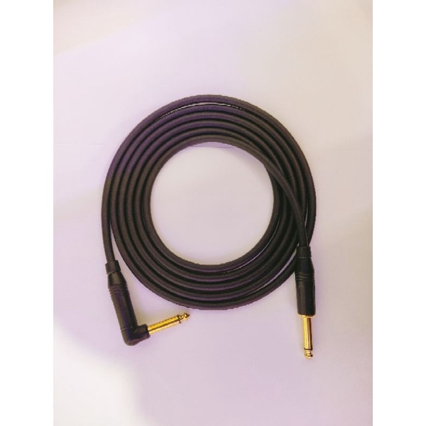 Jual kabel Jack gitar 4 Meter Mogami 2524 & amphenol gold angled ...