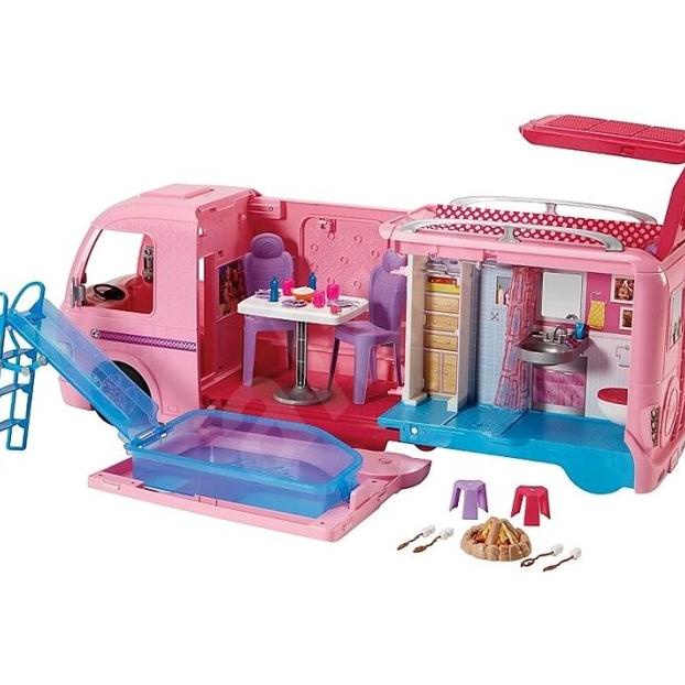 Jual Barbie Playset Dream Camper Caravan Mattel Rumah Barbie House ...