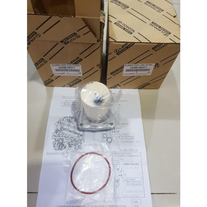 Jual Filter Solar Innova Reborn Fortuner Vrz Hilux Original 23390-0E011 ...