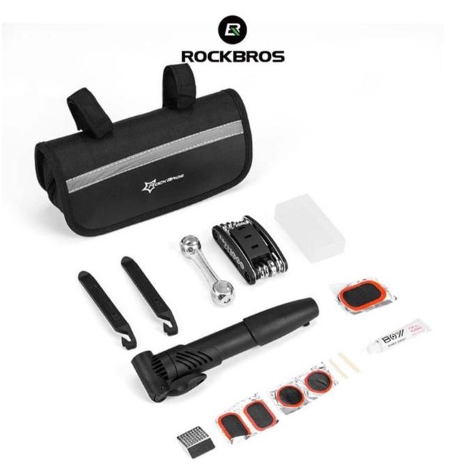 Jual MULTIFUNGSI TOOL KITS SEPEDA ROCKBROS GJ9816 ORIGINAL PLUS TAS | Shopee Indonesia