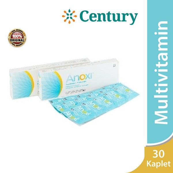 Jual Anoxi 1 strip isi 10 kaplet / Antioksidan / Daya Tahan Tubuh ...