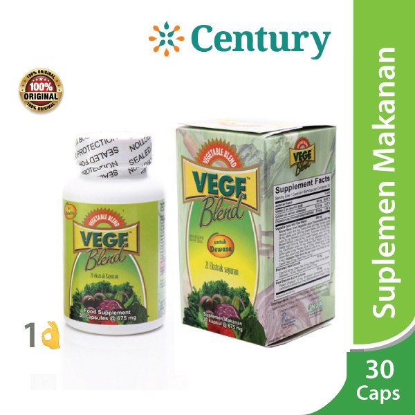 Jual Vegeblend 21 Extract Adult Isi 30 / Suplemen / Sayuran / Nafsu ...