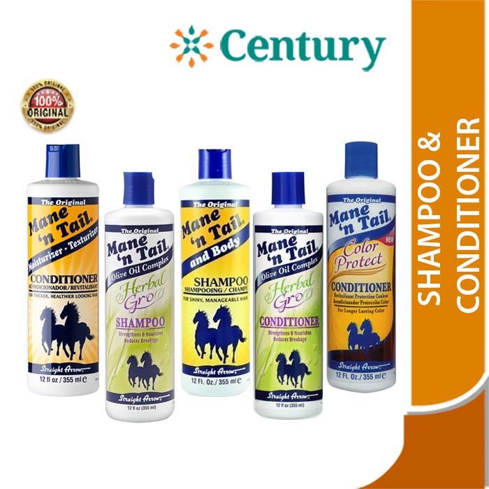 Jual Mane N Tail Shampoo & Conditioner / Original / Herbal Gro Color ...