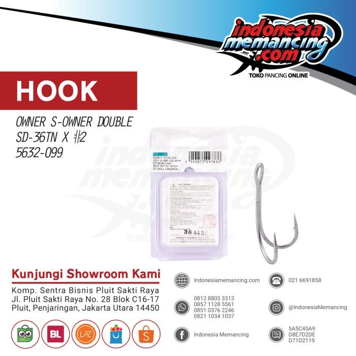 Jual Kailo Kail Double Hook Owner Sd 36 Tn Ukuran 01 02 1 Dan 4 Pilih ...