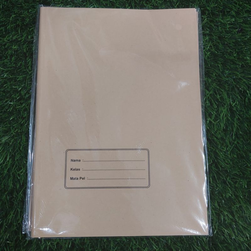 Jual Sampul Buku Coklat Ukuran Kwarto Isi 20 Lembar Shopee Indonesia