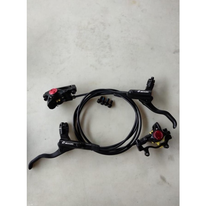 Jual Zoom Brake Set Hydraulic Disc Brake Set Sepeda | Shopee Indonesia