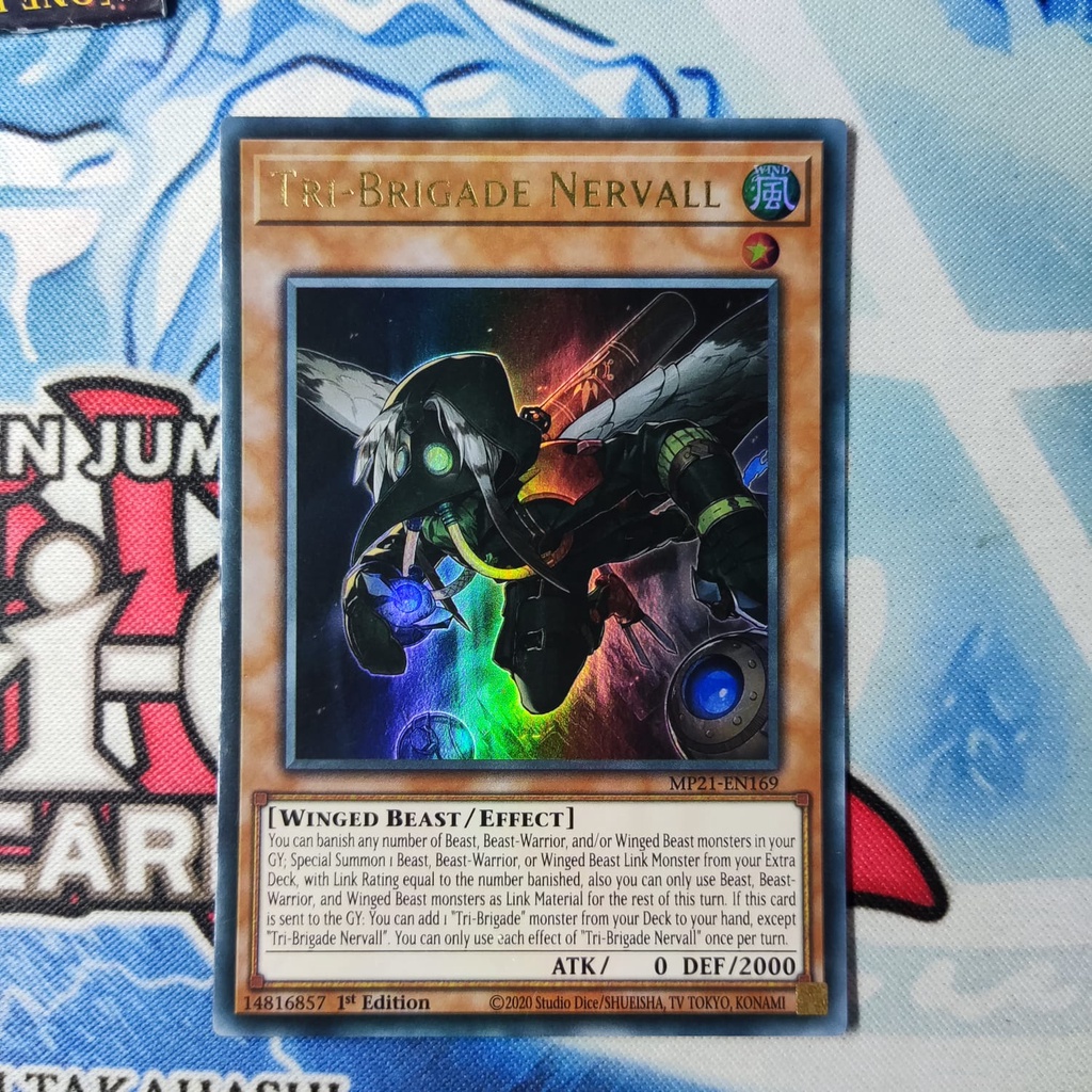 Jual yugioh tri brigade nervall MP21 ultra rare 1st original | Shopee ...