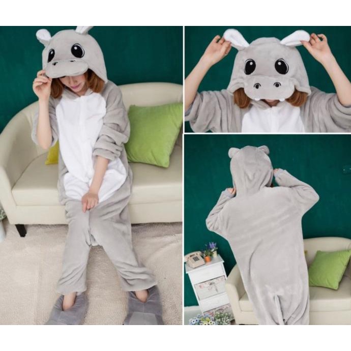 Jual BAJU ONESIE KUDA NIL BADAK AIR HIPPOPOTAMUS RHINOCEROS KOSTUM ...