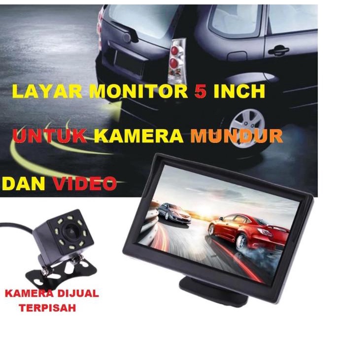 Jual Monitor Rear View Parkir Mobil TFT LCD 5 Inch MOBIL MONITOR PARKIR ...