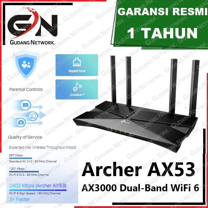 Jual TP-LINK Archer AX53 AX3000 Dual Band Gigabit Wireless WiFi 6 Router | Shopee Indonesia