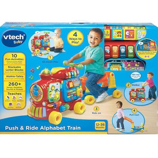 Jual VTECH PUSH & RIDE ALPHABET TRAIN ORIGINAL MAINAN KERETA EDUKASI ...