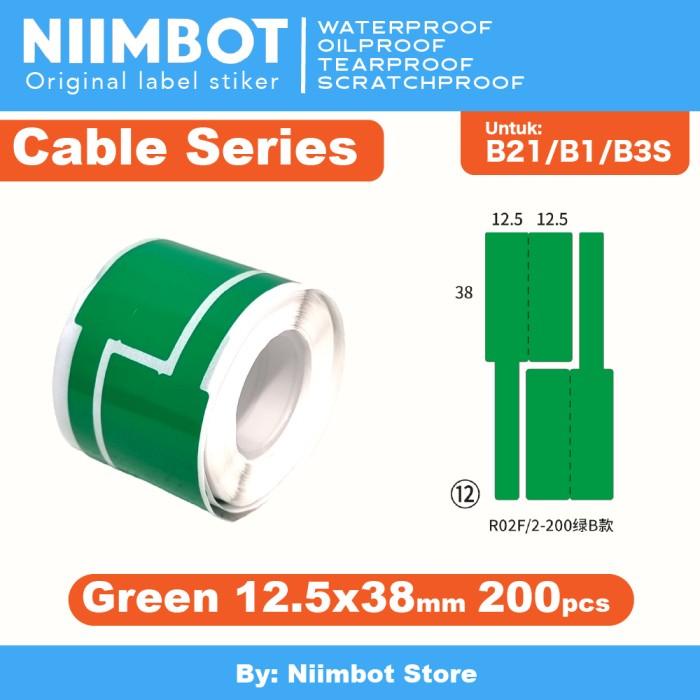 Jual Paper Thermal Cable Label Sticker Niimbot B21 Refill Label - Kabel ...