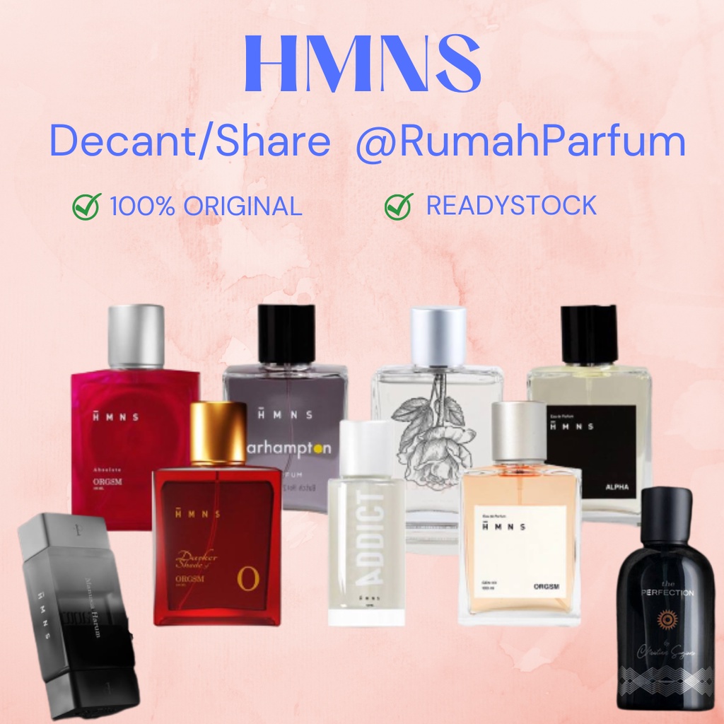 Jual [SHARE IN BOTTLE / DECANT] HMNS PARFUM ORGASM ALPHA EoS PERFECTION ...