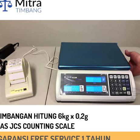 Jual Timbangan Hitung 6Kg X 0,2G | Cas Jcs Counting Scale | Shopee Indonesia
