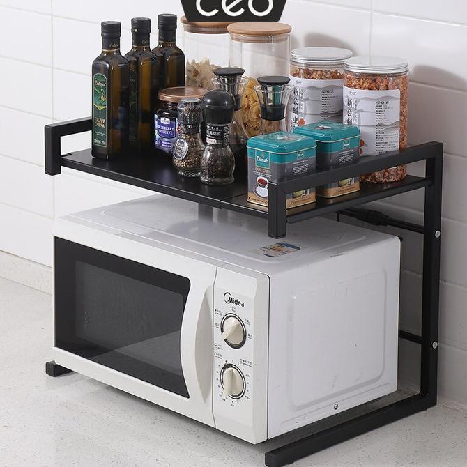 Jual Rak Microwave Extendable Rak Microwave Rak Meja Dapur Adjustable ...