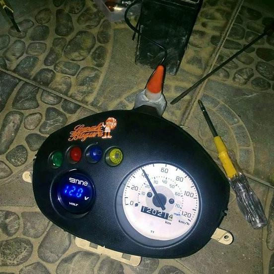 Jual PIAGGIO ZIP VOLT DIGITAL METER SPEEDOMETER | Shopee Indonesia