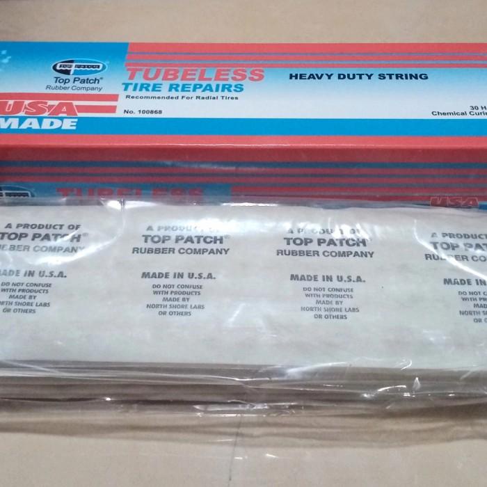 Jual Antiban Cacing Atau Karet Tubeless Top Patch Usa (Harga 1 Kotak ...