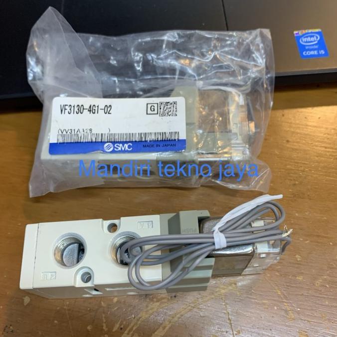 Jual Solenoid Valve Smc Vf3130 24V/220V 5/2Way Dray 1/4 Japan (Smc Asli) | Shopee Indonesia