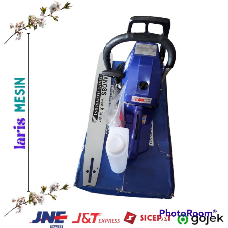 Jual Mesin Gergaji Chainsaw 22 Inch Merek Tanos | Shopee Indonesia