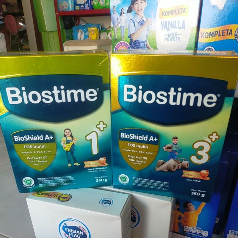 Jual Biostime 1+,3+ madu 350 gram EXP MARET 2024 | Shopee Indonesia