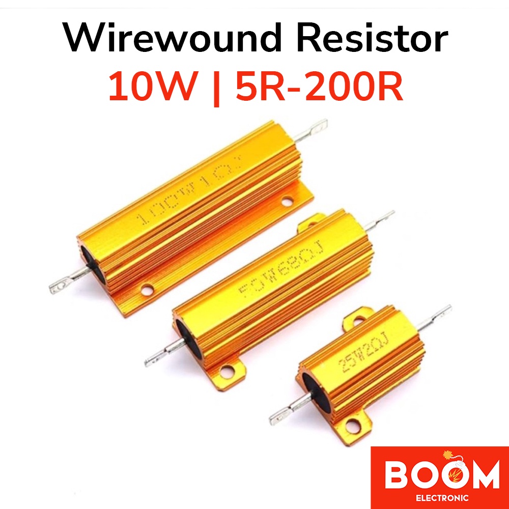 Jual Wirewound Resistor Electronic Aluminium 10W (5R 10R 20R 200R ...