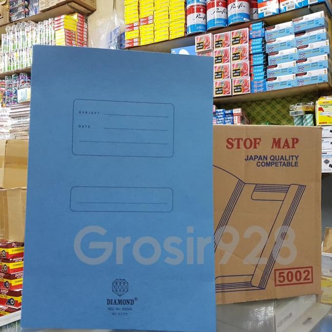 Jual Stopmap / Map Folder Folio Diamond 5002 Biru (isi 50 lembar ...