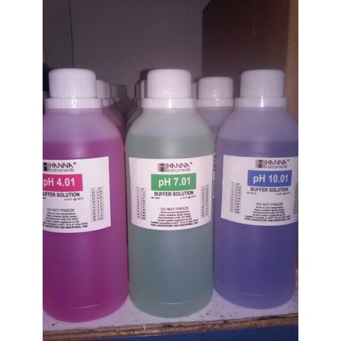 Jual Buffer Solution Ph 4 / Ph 7 / Ph 10 Hanna 500 Ml | Shopee Indonesia