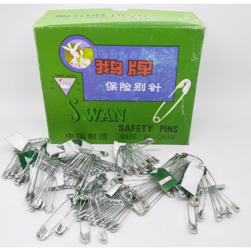 Jual Peniti Swan Safety Pins 1 Box ( Isi 72 Keping) | Shopee Indonesia