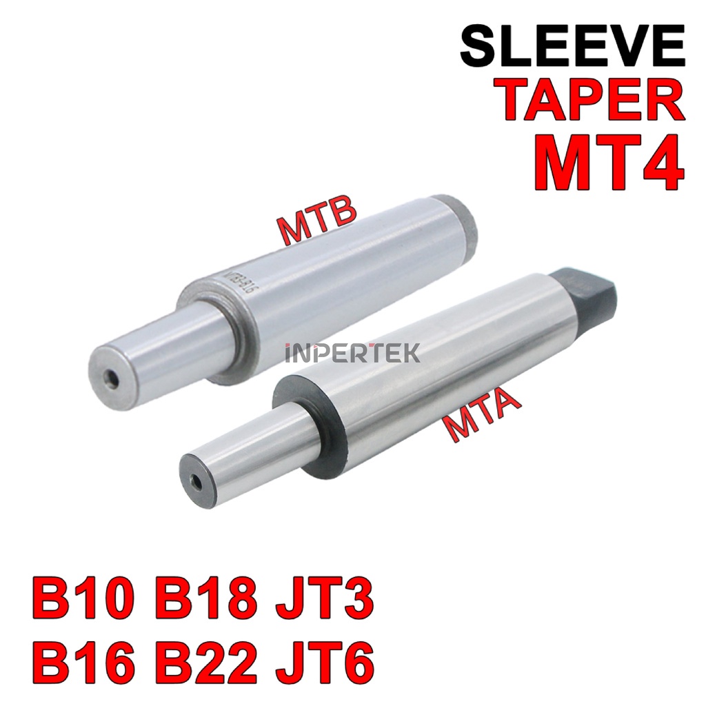 Jual Sleeve Asbor MT4 B22 Arbor Shank Chuck Drill MT 4 B 22 Morse Taper ...