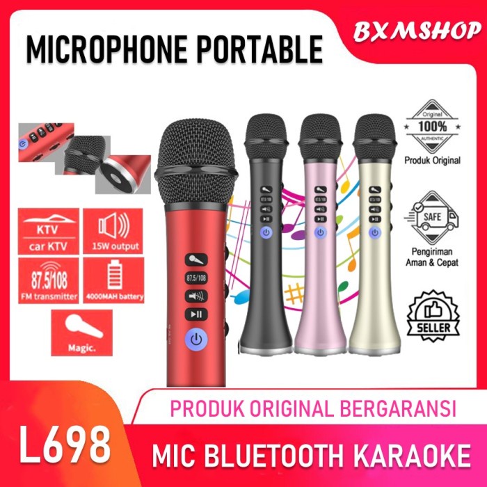 Jual Iv Tech Smart + Wireless Microphone Karaoke Bluetooth Speaker ...