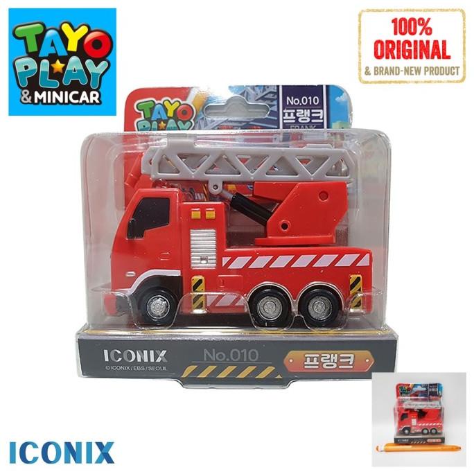 Jual ICONIX TAYO THE LITTLE BUS PLAY MINICAR FRANK FIRE ENGINE KOREAN TOYS | Shopee Indonesia