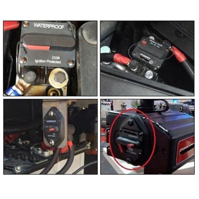 Jual 150A Manual Reset Circuit Breaker Waterproof Mcb Dc 10-48V Car ...