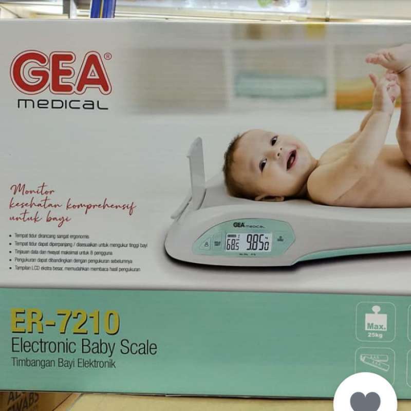 Jual GEA ELECTRONIC BABY SCALE/ER-7210/TIMBANGAN DIGITAL BAYI | Shopee Indonesia