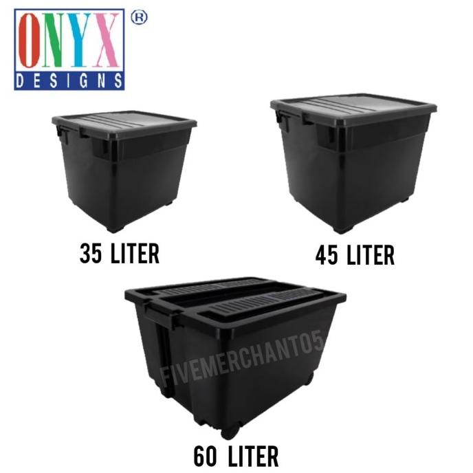 Jual Storage Container Box Hitam Kontainer Barang Perkakas Dokumen ...