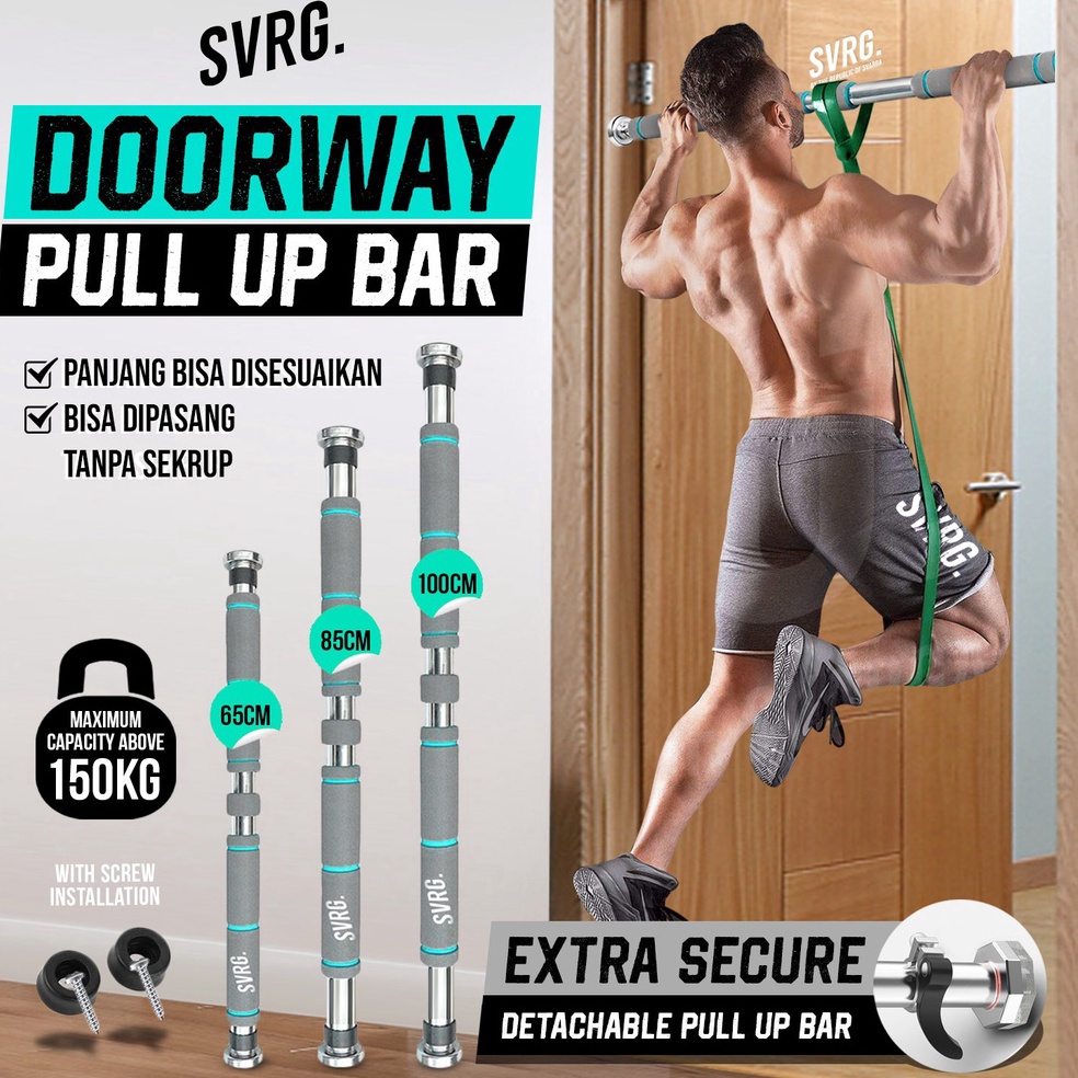 Jual HARGA SPESIAL|| Pull Up Bar Svarga Tiang Pull Up Available in 3 ...