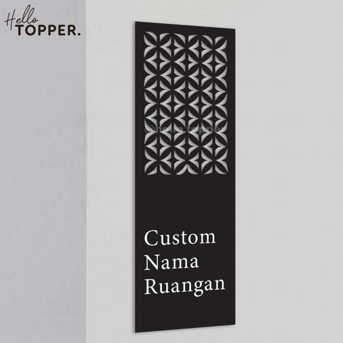 Jual Custom Custom Tulisan Sign Papan Nama Kantor Office Door Signage ...
